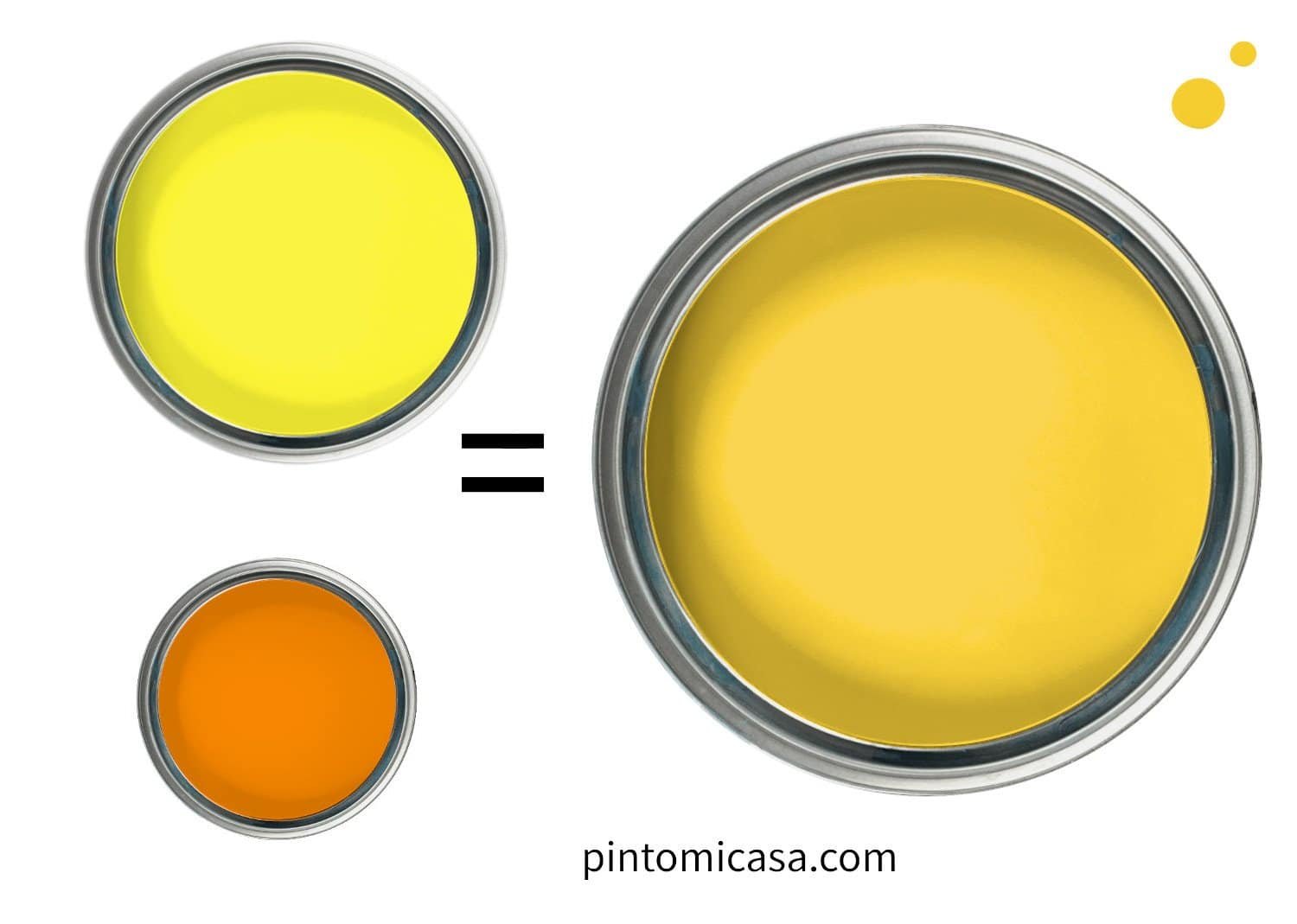 Cómo hacer Colores Amarillos con pintura – PintoMiCasa