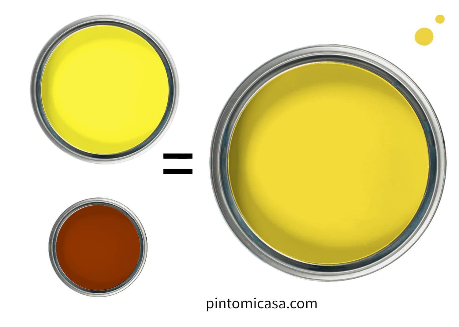 Cómo hacer Colores Amarillos con pintura – PintoMiCasa